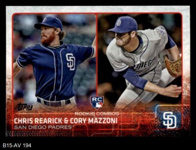 2015 Topps Update #194 Chris Rearick Rookie Combos Padres ROOKIE 8 - NM ...