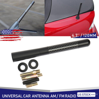 Fits FORD F-150 F-250 AM FM Black Short Stubby Car Radio Antenna w ...
