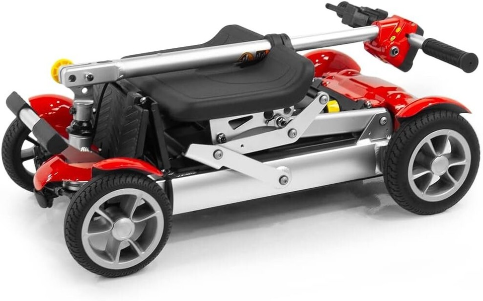 EV Rider Gypsy Ultralight Collapsible 4-Wheel Mobility Scooter - Red | eBay