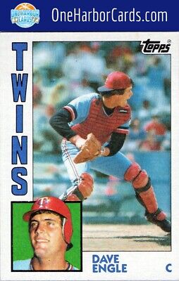 1984 Topps Minnesota Twins Baseball Card #463 Dave Engle | eBay