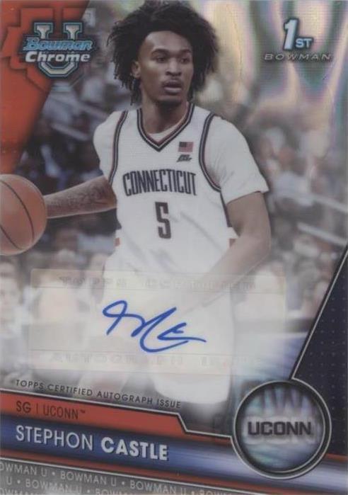 2023-24 Bowman University Chrome - Chrome Prospect Autographs Stephon ...