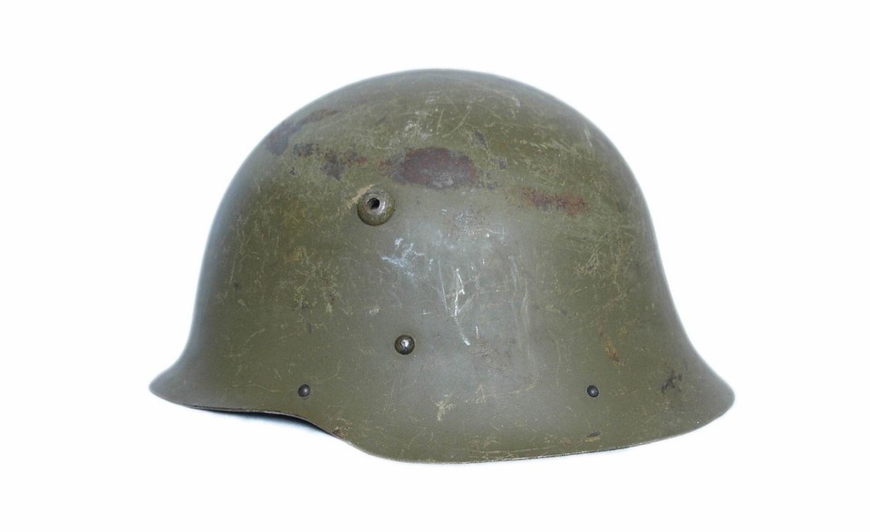 WW2 BULGARIA COMBAT STEEL HELMET M36 TYPE C WITH DECAL | eBay