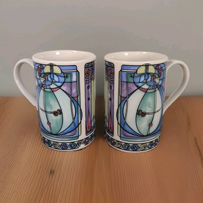 DUNOON Scotland Mackintosh Joanne Triner Coffee Mugs Set 2 Excellent ...