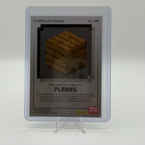 2024 Panini Minecraft Trading Card Base #100 Planks | eBay