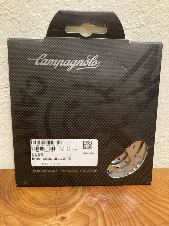 Campagnolo 11 Speed 23-26-29 Cog Cluster Cassette Spare Part Brand New ...