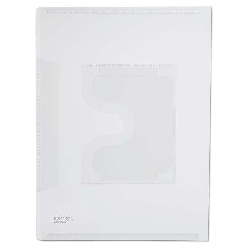 Universal® Deluxe Locking Project File with CD-ROM Holder, 9 x 12, Poly ...