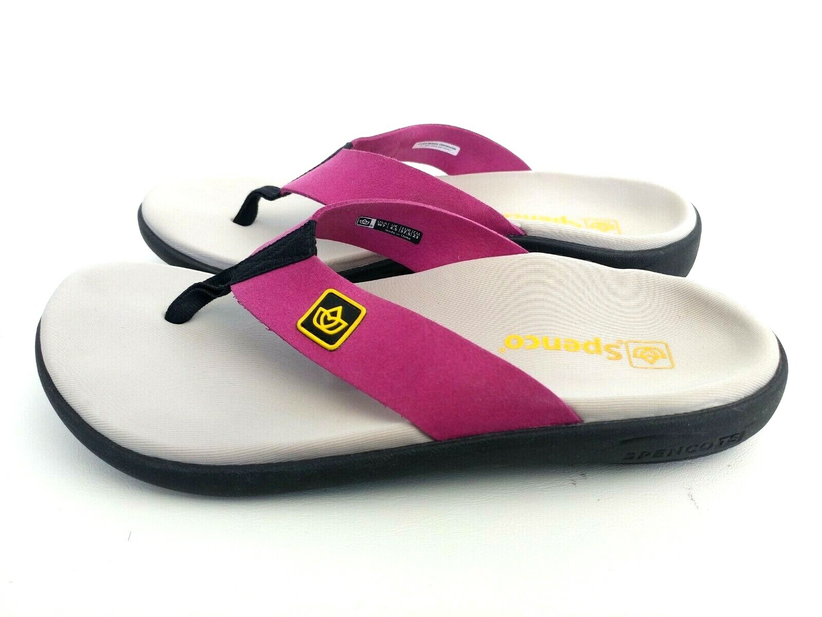 Spenco Pure Recovery Thong Sandals Womens Size 7 Purp… - Gem