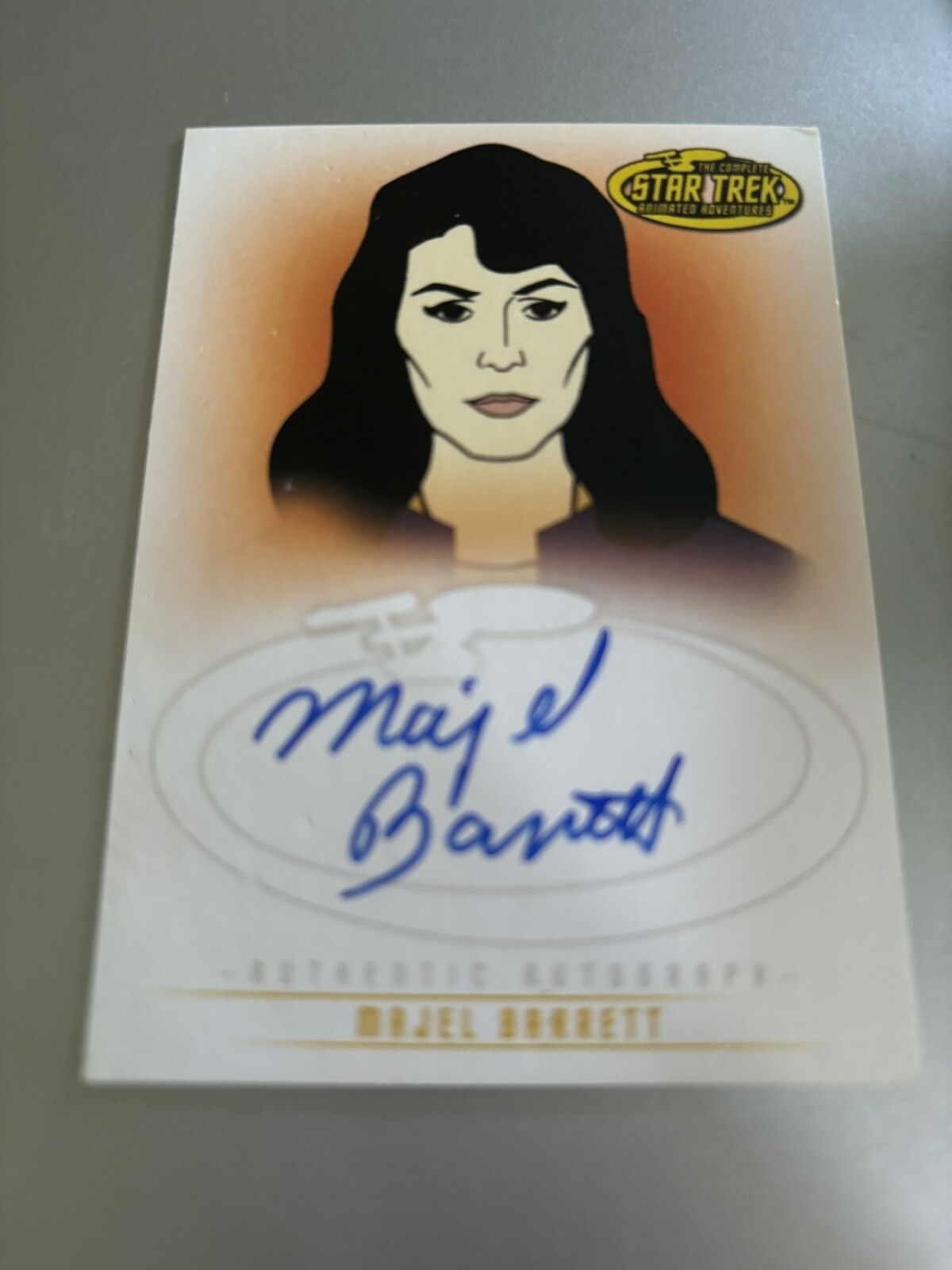 Majel Barrett A32 Autograph Card Star Trek Animated | eBay