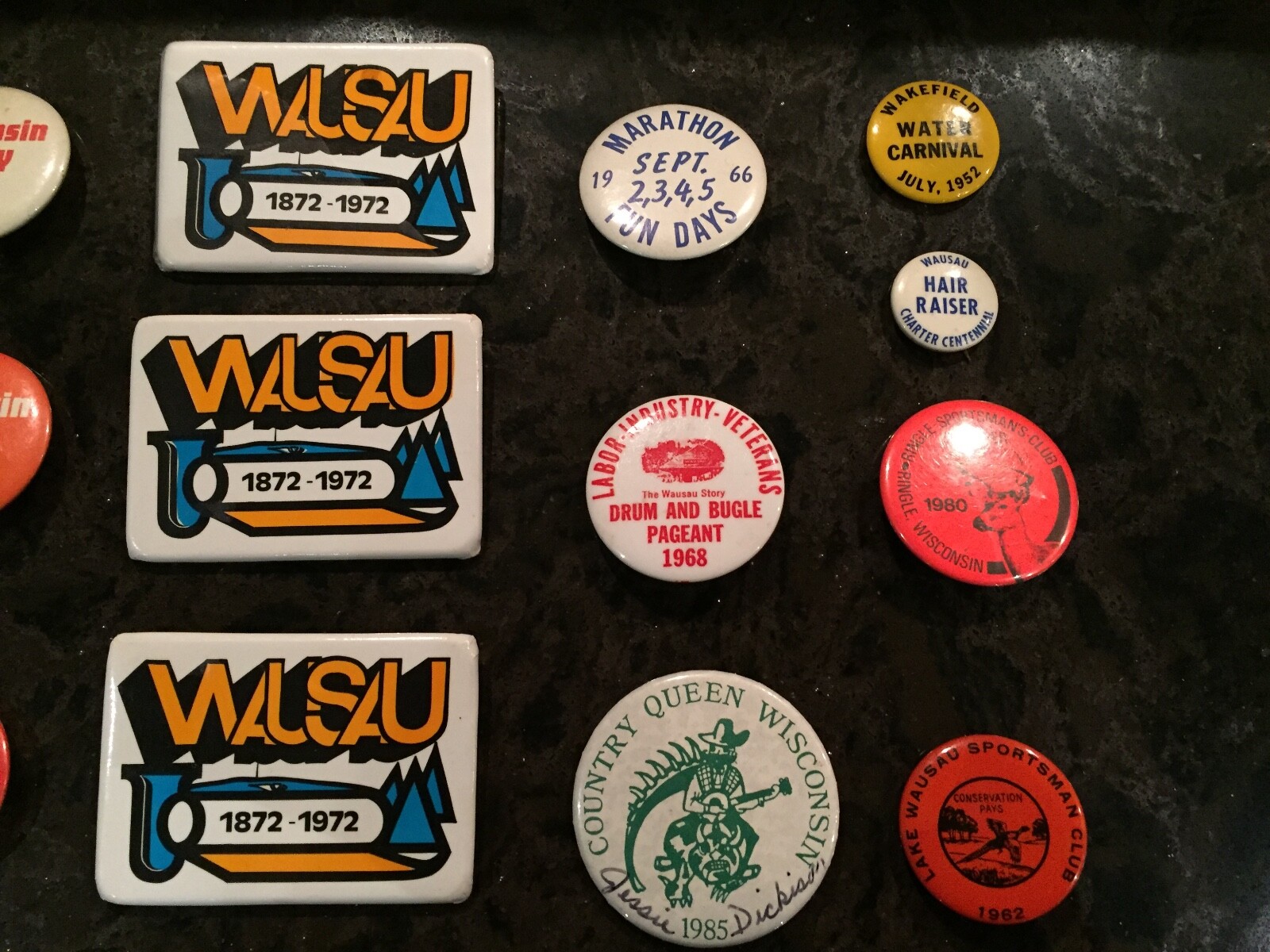 Lot of 19 Vintage Pins Wausau Wisconsin Valley Fair | eBay