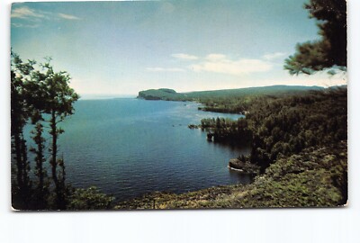 Shovel Point Palisade Head North Shore Lake Superior MN Chrome Postcard ...