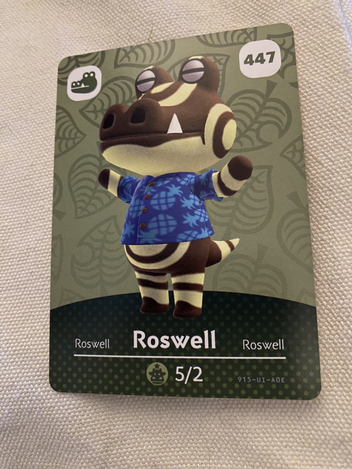 Animal Crossing Amiibo Series 5 - Roswell #447 - Condition: New | eBay