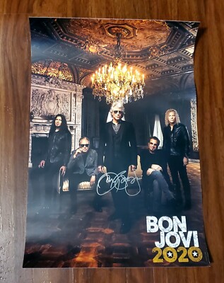 Jon Bon Jovi Signed Autographed 2020 Album 13x19" Poster JSA ...