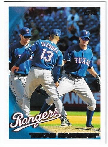 2010 Topps #5 Texas Rangers Team Card | eBay