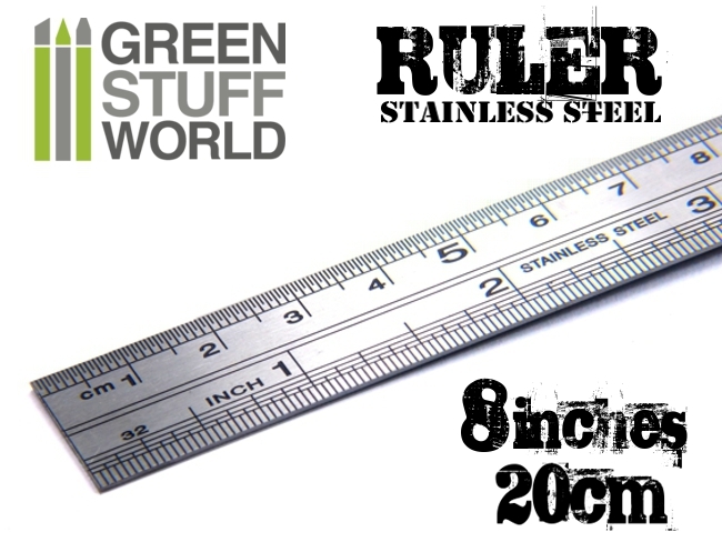 Hobby Flexible RULER stainless steel - Model Modeler Tool Scale ...