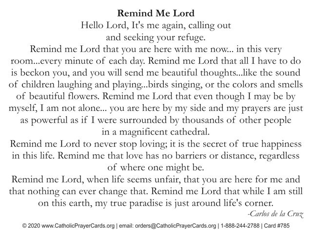 Prayer for the Homebound, LAMINATED Jumbo Holy Card (3-pack) | eBay