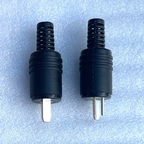 German 2-Pin Din Speaker Plugs Male Connectors Bang & Olufsen Grundig ...