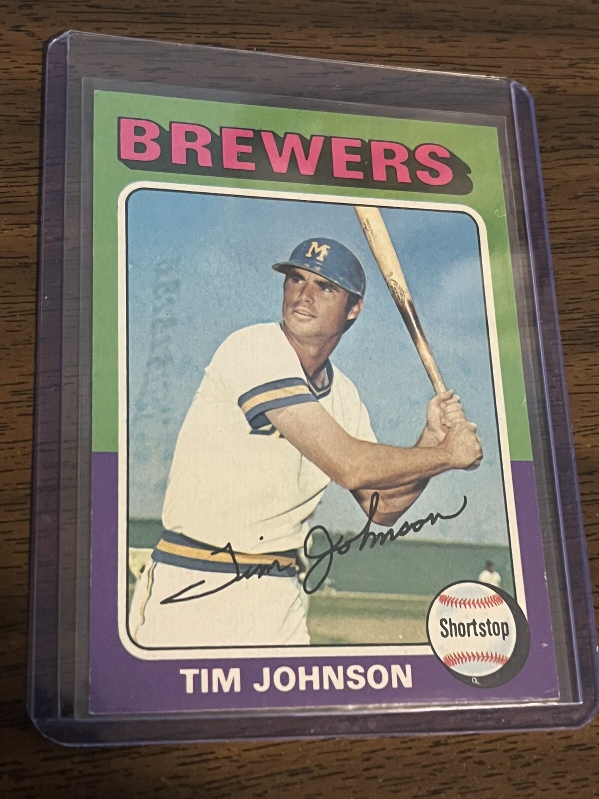 1975 Topps Tim Johnson Brewers no.556 | eBay