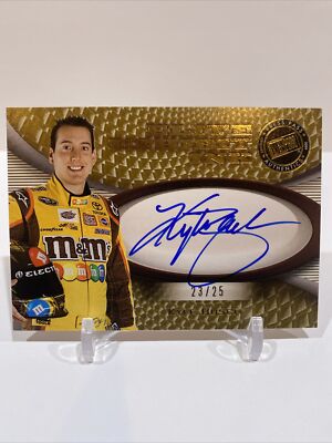Kyle Busch 2009 Press Pass Elite Exhibit Ink Authentic Autograph Card ...