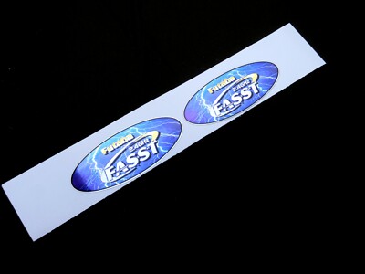 Futaba FASST SPECIAL CHROME EDITION Graphics Decals RC Plane Airplane ...