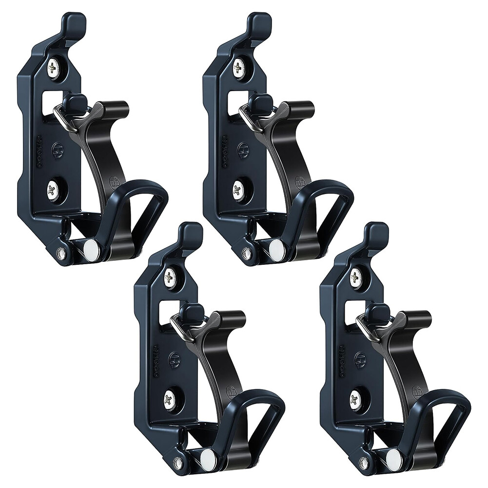 4 Pcs Shovel Mount Multipurpose Metal Rubber Clamps for Roof Rack ...