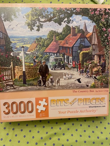 Bits and Pieces Puzzles Steve Crisp The Country Bus 3000 Pcs 32x45 ...