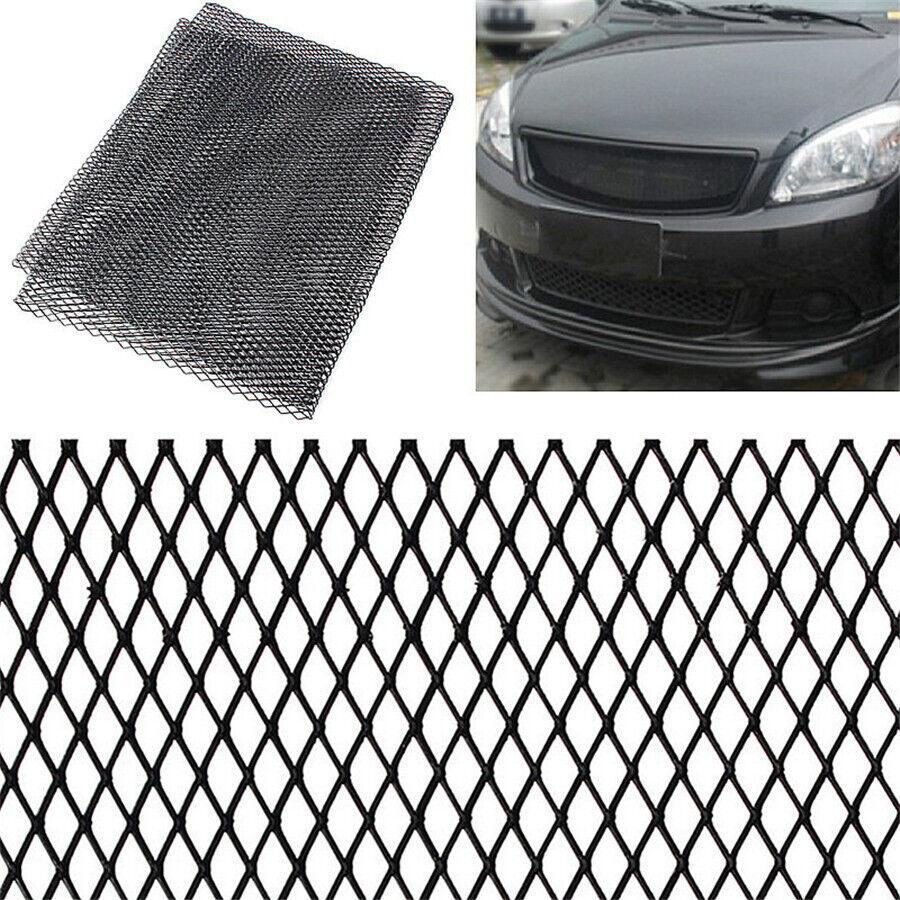 For Bumper Fender Hood Vent Car Front Grille Guard Mesh Rhombic Grill ...