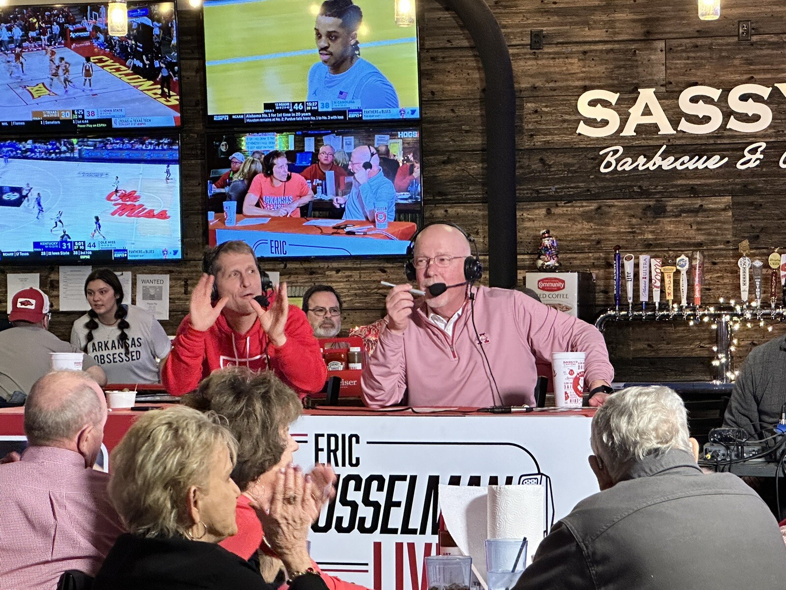 Arkansas Razorbacks Basketball Eric Musselman Hog Logo Nike Ball Auto w ...