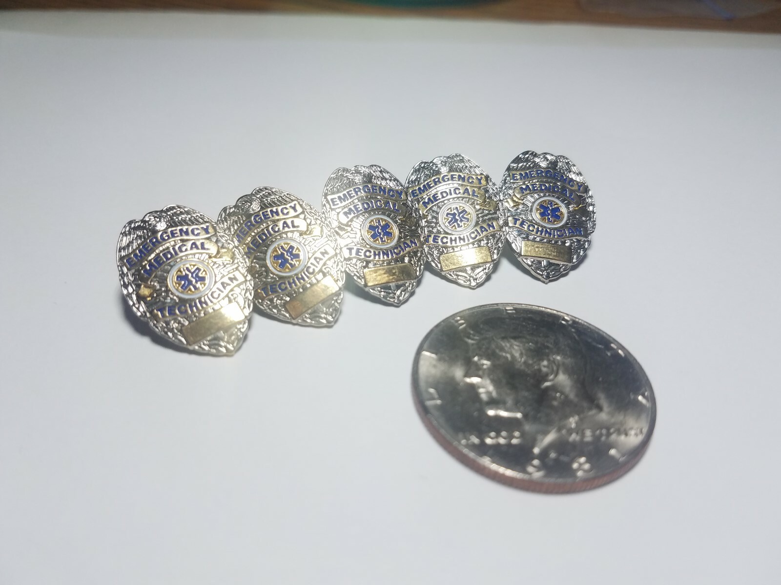 5 pc Emergency Medical Technician EMT MINI PIN Lapel Hat Tie Tack EMS ...