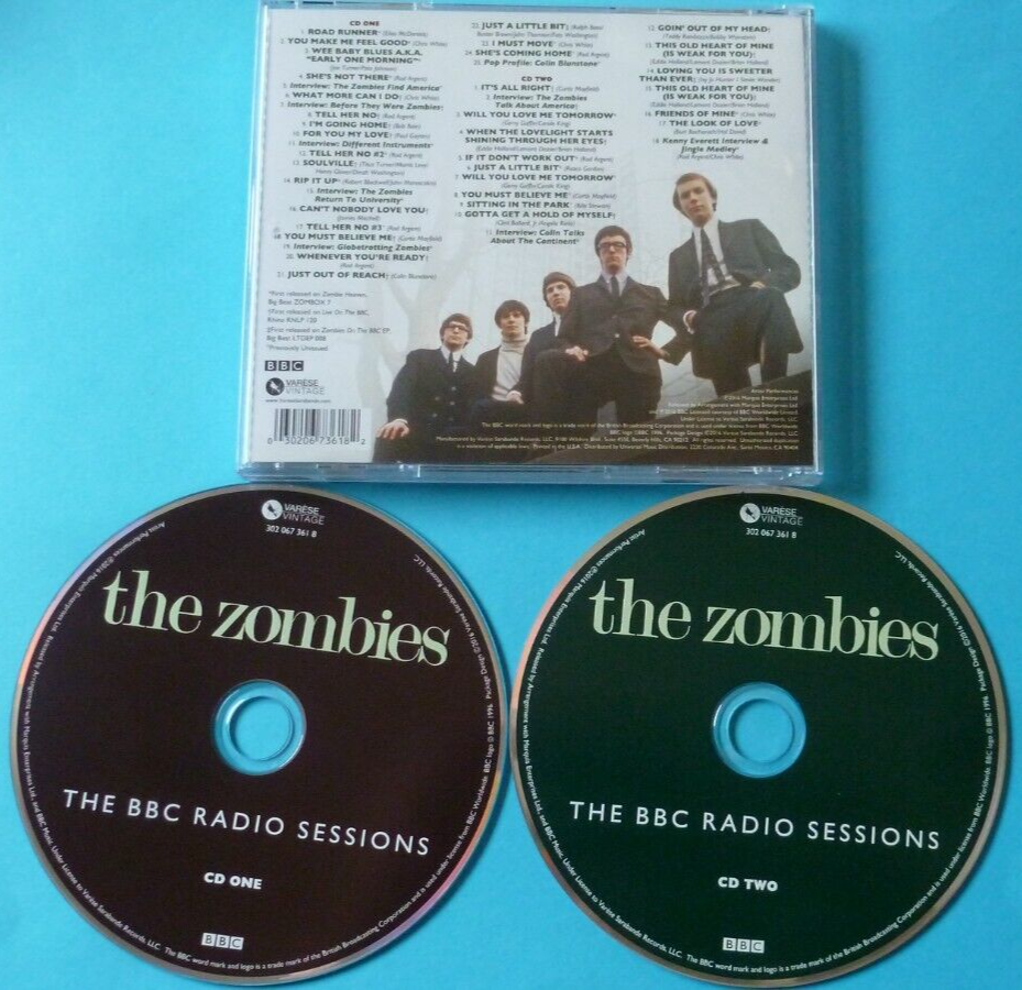 The BBC Radio Sessions by Zombies (CD, 2016 Varese Vintage)2-Discs ...