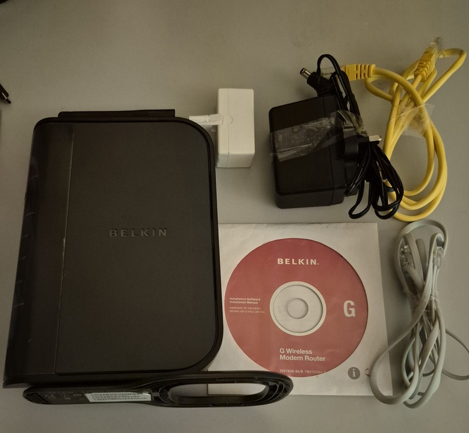 Belkin G Wireless Modem Router - Tested And Working | eBay
