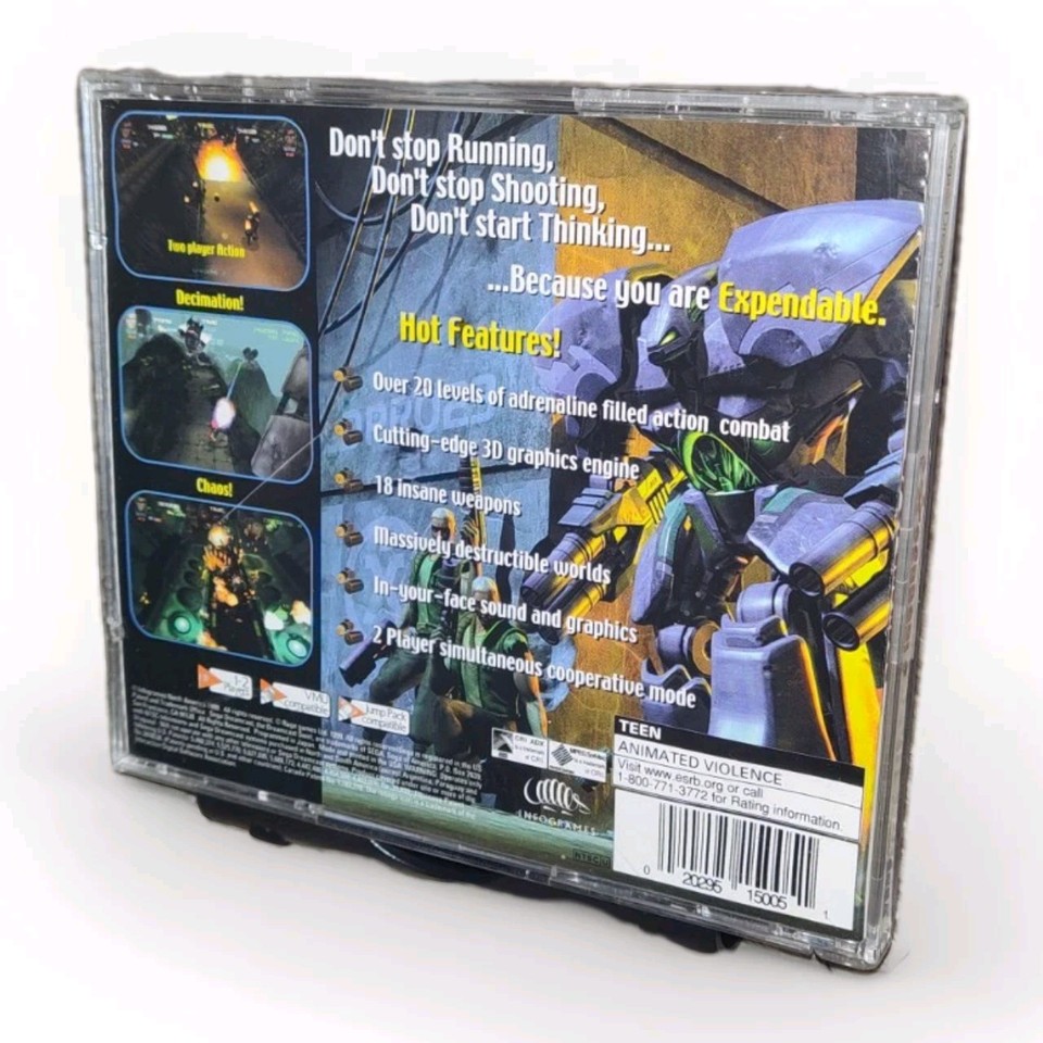 Expendable (Sega Dreamcast, 1999) Complete 20295150051| eBay