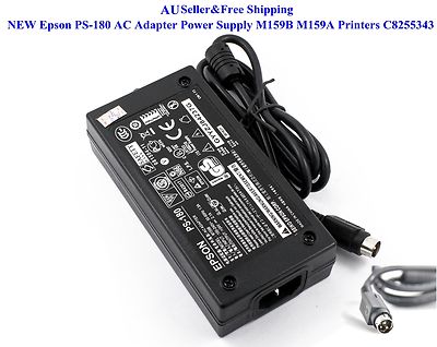 PS-180 AC Adapter Power Supply For Epson M159B M159A Printers C8255343 ...
