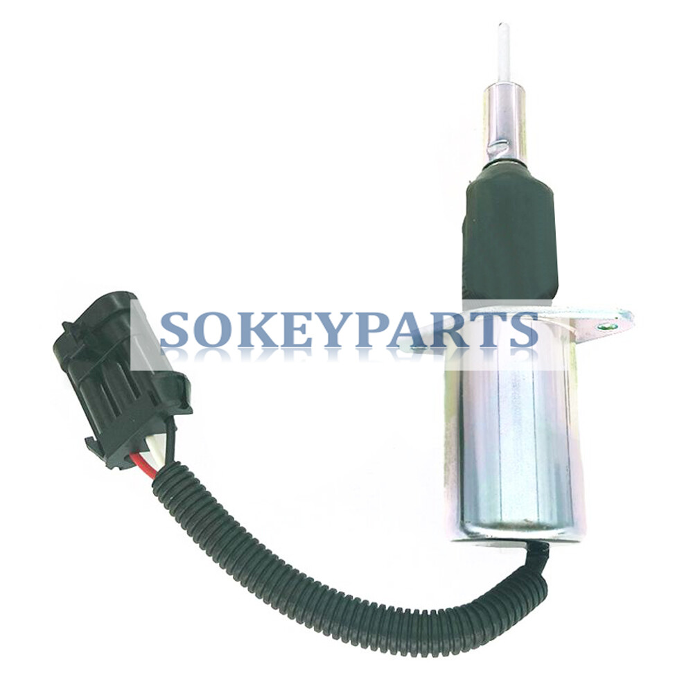New 3939019 SA-4889-24 Fuel Shutdown Solenoid Fit For Cummins Hyundai ...