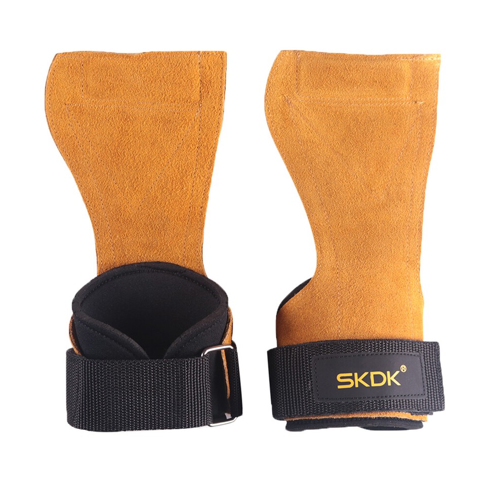 SKDK 2x Anti-Skid Weight Lifting Gloves Fitness Gym Hand Palm Protector ...
