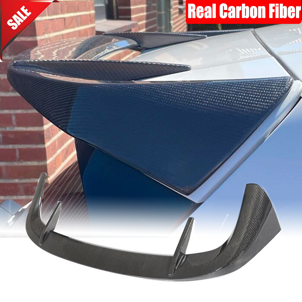 For 2020-2024 BMW F97 X3M G01 Real Carbon Fiber Rear Roof Spoiler ...