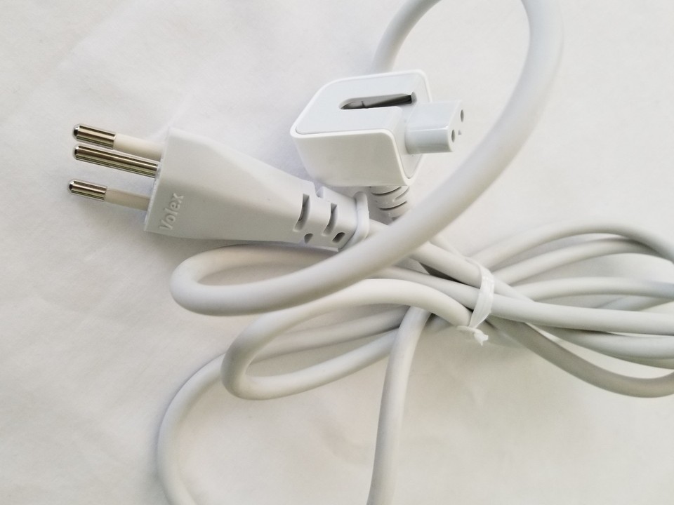 Genuine Apple Macbook Power Cord Extension Plug Volex APC7Q CH10S3 ...