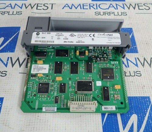 ALLEN BRADLEY SLC 500 1747-SDN SERIES C DEVICENET SCANNER MODULE ...