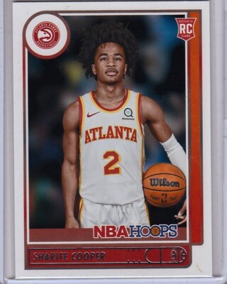 2021-22 Panini NBA Hoops Base Rookie Card #249 Sharife Cooper RC ...