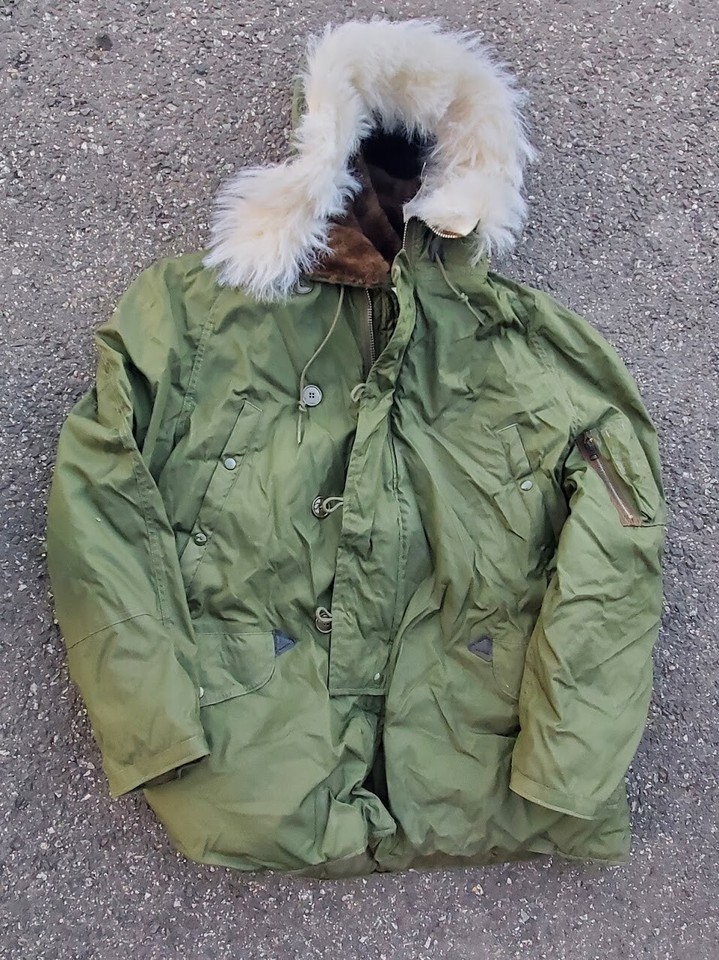 Made in USA Military Extreme Cold Weather N-3B N3B Snorkel Parka Army ...