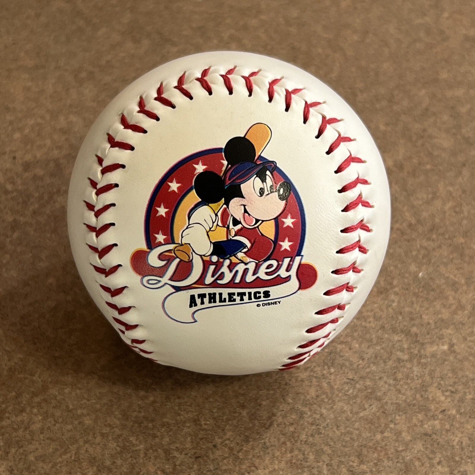 Mickey Mouse Playing Softball