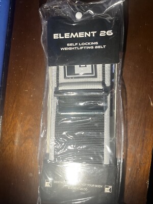 Element 26 Self-Locking Weight Lifting Belt - Size S White, NEW | eBay