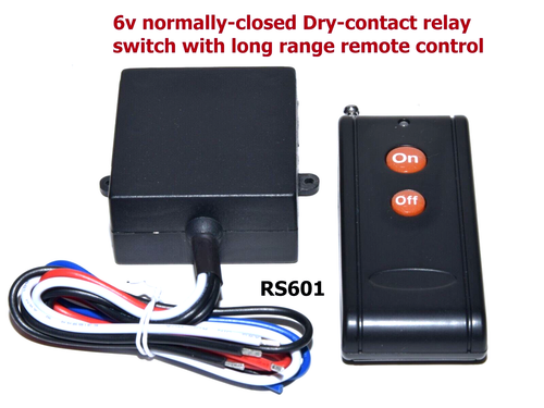 6V 315MHZ NORMALLY-CLOSED dry contact on/off relay remote control switch RS601 | eBay