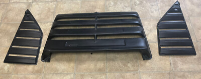 VW MK1 Scirocco Quarter Sides & Spoiler Rear Window Louver Vent Trims ...