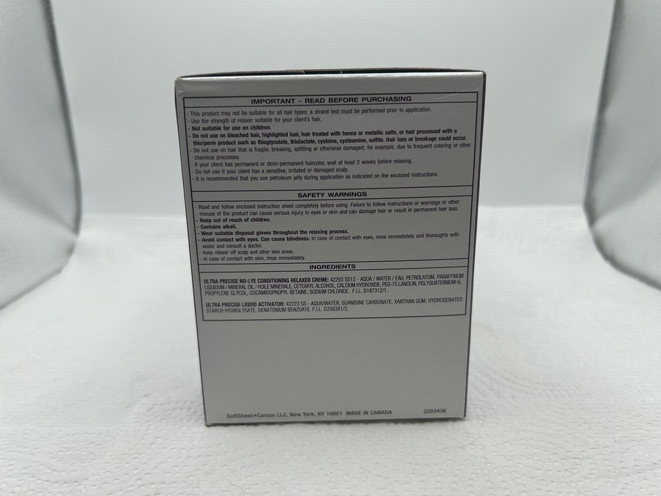 Ultra Precise No-Lye Conditioning Relaxer Original / mild fine to ...