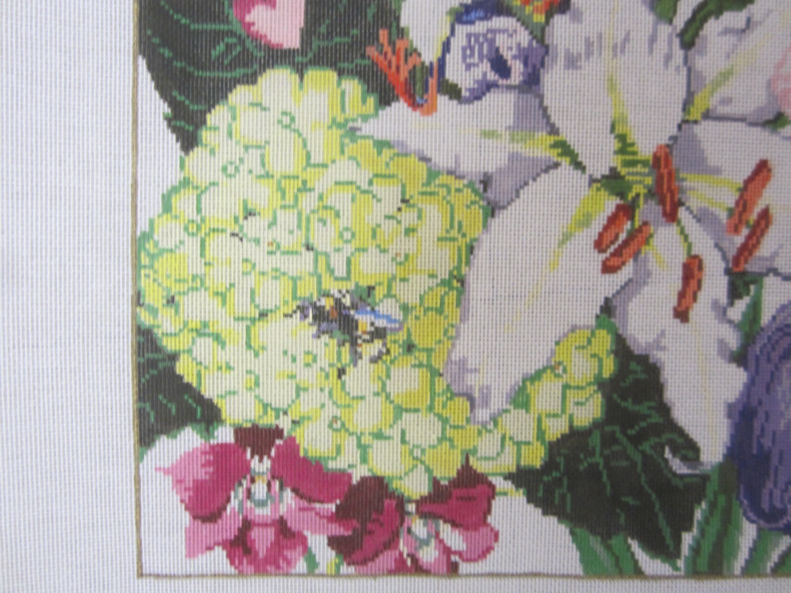 Needlepoint Canvas "Bedazzled" by Sandra Gilmore Hand Painted | eBay