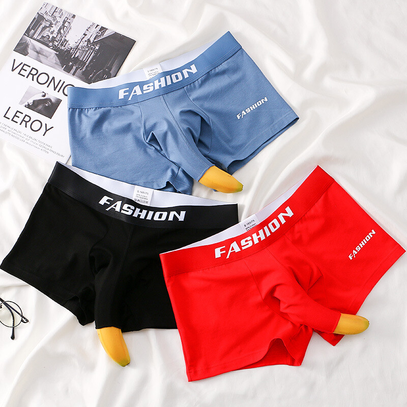 Men Cotton Pouch Boxer Briefs Penis Sheath Trunks Underpants Thongs ...