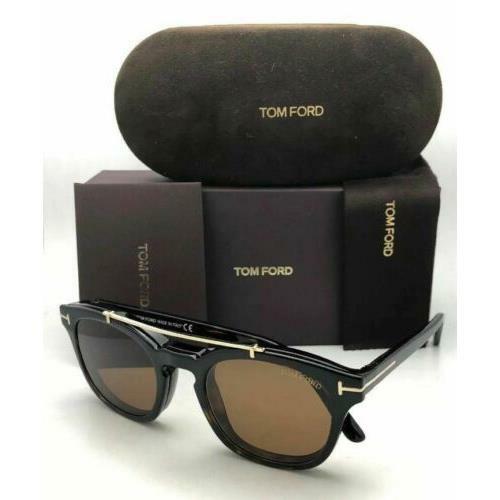 New Tom Ford TF5532 52E Havana/Brown Frame Clip Eyeglasses FT 5532 ...