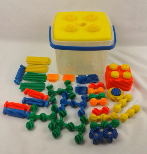 Interstar Building Blocks in Storage Tub with Base Built into Lid | eBay UK