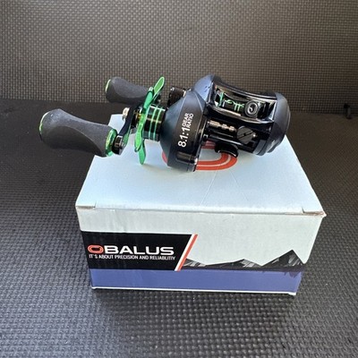 NEW Balus Baitcaster Carbonlite BR BS2000 Green Obalus Reel. B4 | eBay