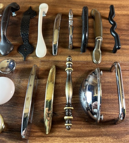 Assorted Lot Hardware Door Drawer Pulls Handles Knobs Salvage Furniture Hardware | eBay